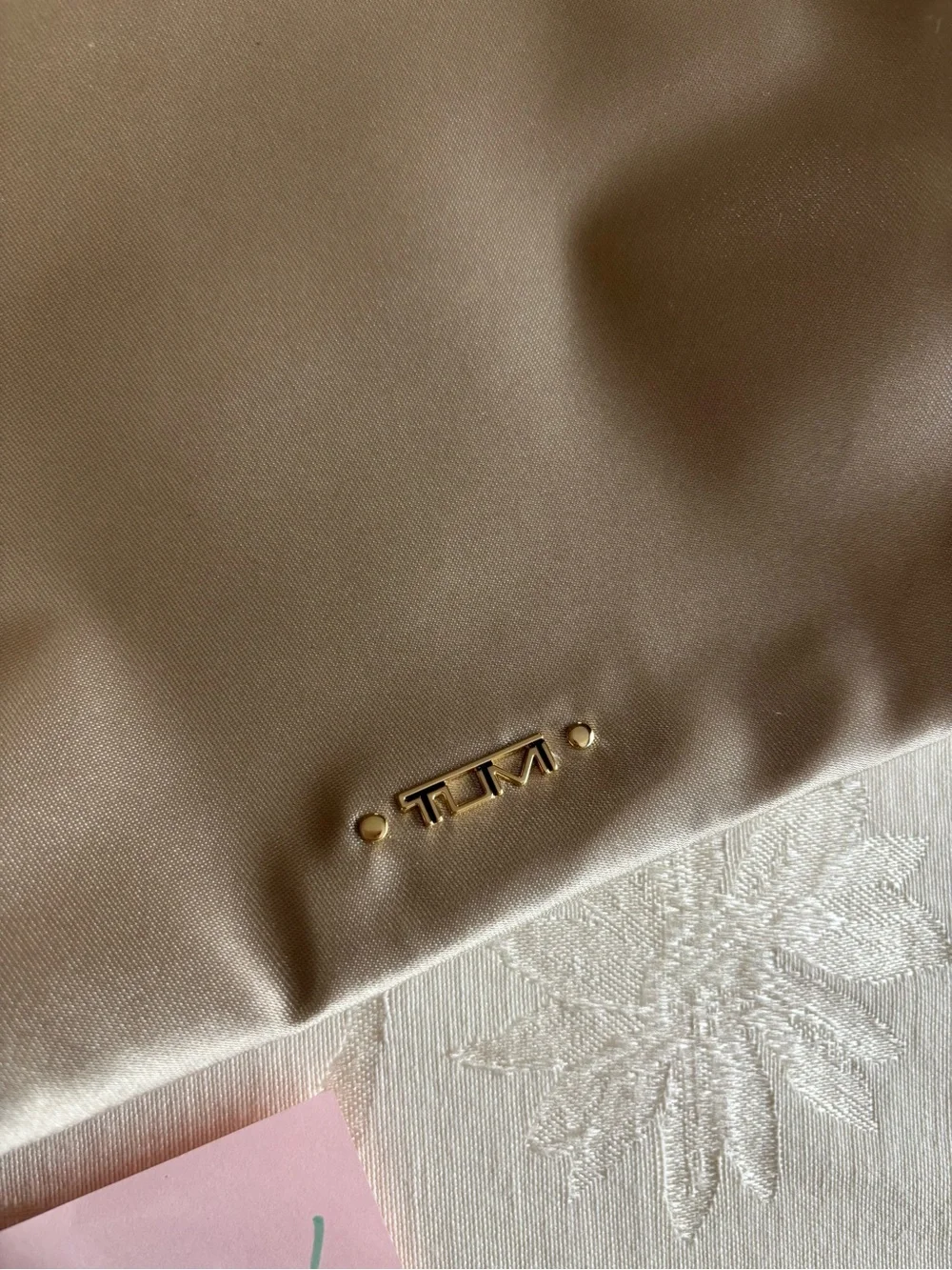 Tumi | Bags | Authentic Brand New Tumi Just In Case Gold Backpack ...